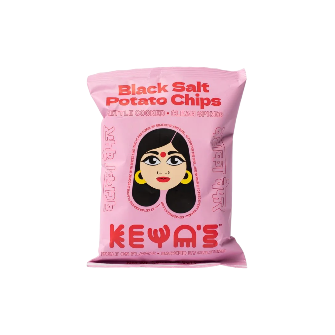 Keya's Snacks Black Salt Potato Chips | Feast