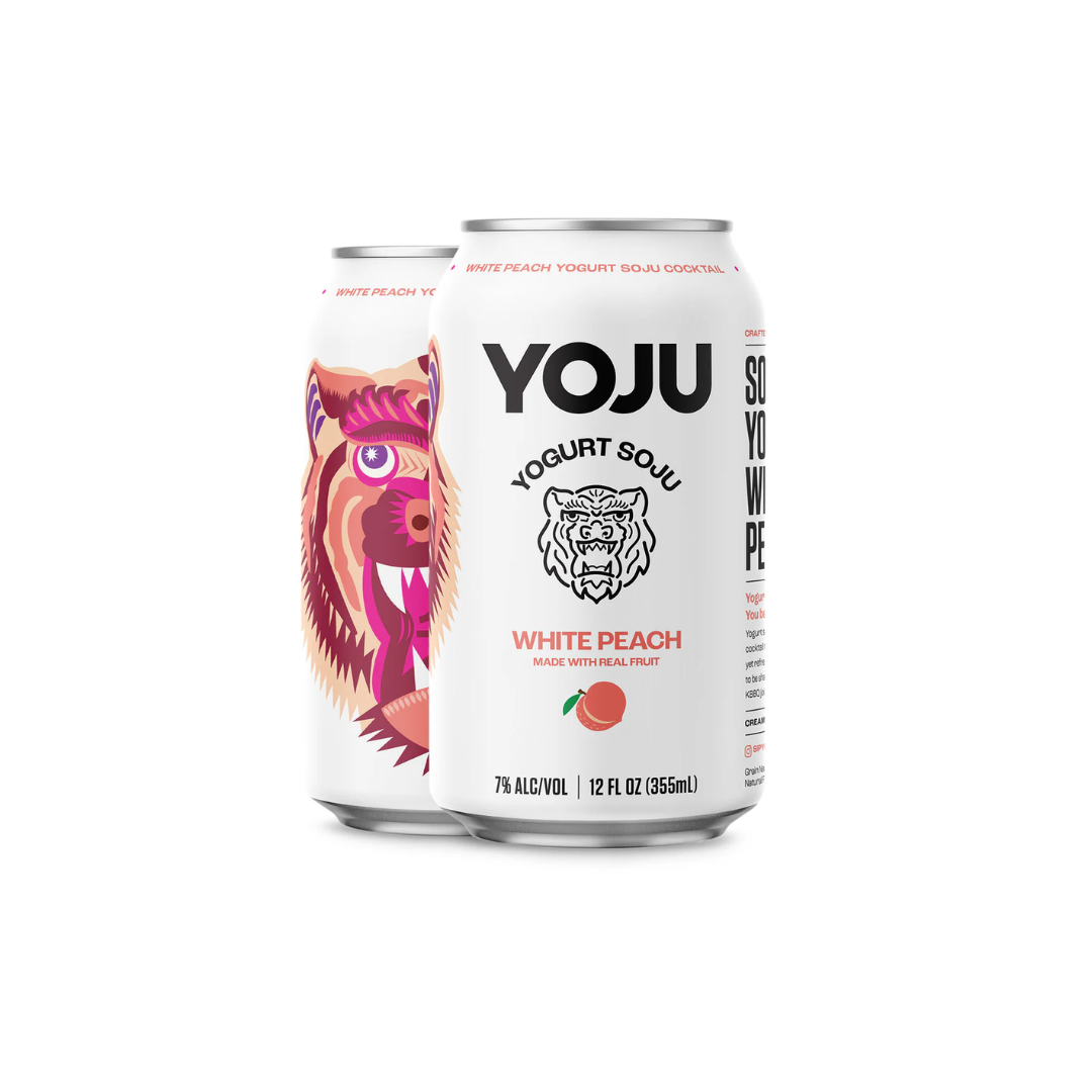 Yoju White Peach Yogurt Soju | Feast